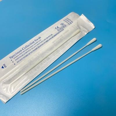 China 15cm Flocked Nylon Specimen Collection Swab with 30mm Breakpoint for sale