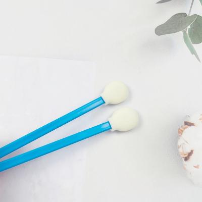 China 708 Type Round Foam Tip Swabs Blue Stick Printerhead Clean Apply Liquid for sale