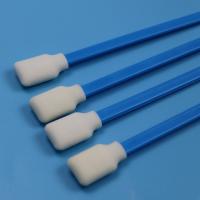 China 707 LintFree Square Sponge Stick Mimaki Printer Cleaning Foam Swab With Blue Handle for sale