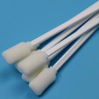China Lint Free White PP Stick Square Sponge Swab Roland Printer Cleaning Foam Swab Suppliers for sale
