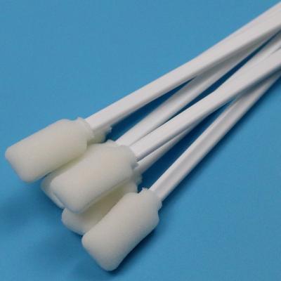 China Lint Free White PP Stick Square Sponge Swab Roland Printer Cleaning Foam Swab Suppliers for sale