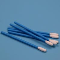 China TX743 Lint Free Knitted Small ESD Cleanroom Swab Factory Cleaning Polyester Swab Stick for sale
