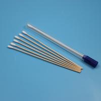 China Disposable Wooden Stick Cotton Tip Oral Swab Sterile Specimen Collection Swab With Tube VTM Kit for sale