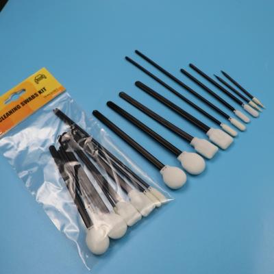 China Portable Black Handle Sponge Foam Swab Precision Cleaning Swab Kit Car Cleaning Kit for sale