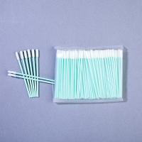 China Micro Groove Cleaning Tools Type 76mm Foam Tip Swabs With Sturdy PP Handle for sale