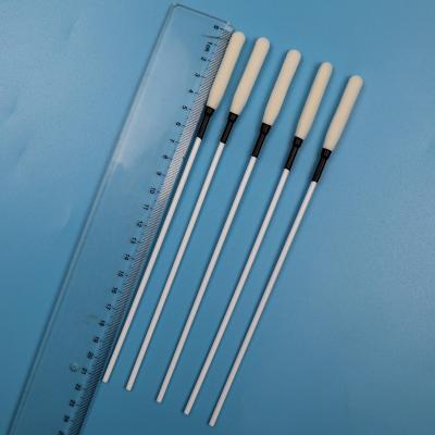 China 21cm Extra Long PP Stick Long Foam Tip Swab Medical Sponge Stick Trocar Wipe Swab for sale