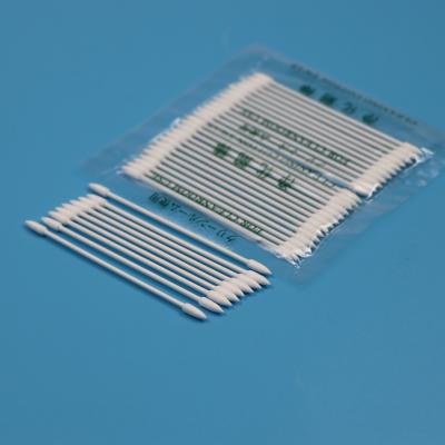 China BB-003 Eco-friendly Paper Stick 3mm Small Pointed Cotton Bud Cosmetic Qtips Cleanroom Cotton Swab for sale