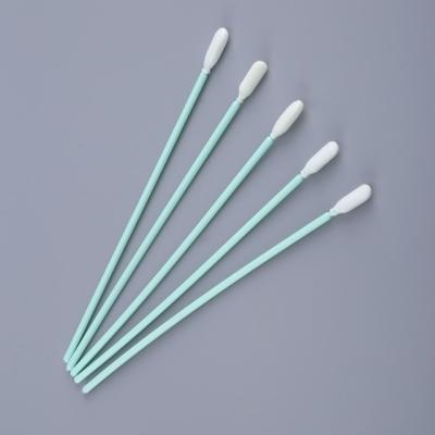 China Long Handle 163mm Foam Tip Swabs – Black/Green/Blue Precision Cleaning Swabs (TX 740) for Electronics & Slot Clean for sale