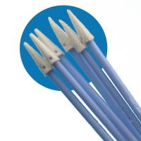 China Blue Handle Double Ended Pointed Sponge Detailing Swab Precision Cleaning Foam Swab For Cleanroom for sale