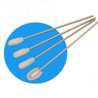 China TX720 Biodegradable Wooden Stick Sponge Stick Medical Foam Cover Cotton Swab Applicator for sale