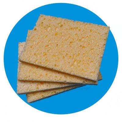 China 6*8*0.5cm High Absorbency Rectangular Cellulose Sponge Swab Environmental Surface Sampling Swab For Food for sale
