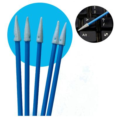China Pointed Foam Swab for Precision Cleaning with PP Handle for sale