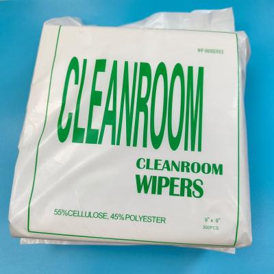 China Lint Free 56g Polyester Cleanroom Wipes 9