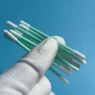 China 72mm Double-Ended Foam Swab - 3.8x3.4mm Small Tip - for PCB Solder Pads, Connector Pins & Chip Residue - 100pcs for sale