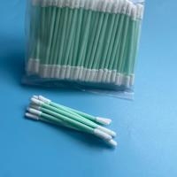 China 72mm Double-Ended Foam Swab - 3.8x3.4mm Small Tip - for PCB Solder Pads, Connector Pins & Chip Residue - 100pcs for sale