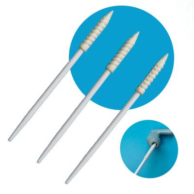 China 752 Green Handle Pointed Foam Swab 3.6mm Tip for Car Jewelry Cleaning for sale