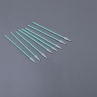 China Sharp Point Polyester Swab for Electronics Optical Lens PCB Keyboard Gap Cleaning High Absorbency 75mm for sale
