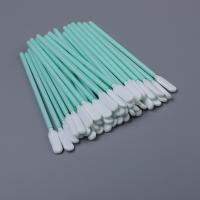 China 100mm Polyester Cleaning Swab - 6.5x3mm Head - for MT Ferrule, V-Groove, PLC Splitter & Fiber Connector Endface for sale
