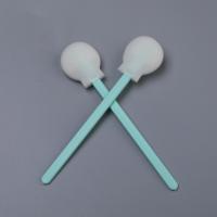 China Non-Fluorescent Medical Sponge Applicator: 30mm Broad Round Tip for Large Surface Wound Cleansing & Sensitive Tissue Safe for sale