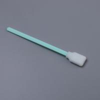 China TX707 Style Printer Head Cleaning Swab Lint Free High Density Foam Tip PP Handle Cleanroom Sponge Swab 128mm 50pcs Pack for sale