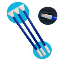 China Individual Wrapped Microfiber Cleaning Swab Double Ended Sensor Swab APS-C Camera Cleaning Swab  with Blue Handle for sale