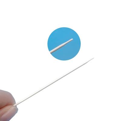 China Eco-Friendly Cotton Buds Lint Free with 1mm Width Small Head Optics Hole Cleaning Cleanroom Stick for sale