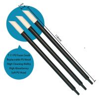 China T-11 Replaceable PU Head Printer Cleaning Swab 5mm Precision PU Foam Detailing Swab Ruby Stick for Printer Maintenance for sale