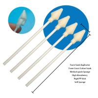 China 80mm High Absorbency Arrow Tip Foam Tip Swab Medical Sponge Stick for Precision Cleaning for sale