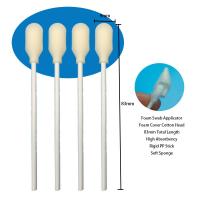 China High Absorbency Lint-Free Foam Tip Swab with Polypropylene Handle for Medical and Industrial Use for sale