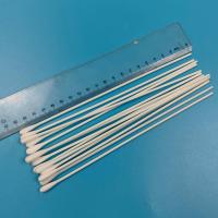 China 20cm Disposable Extra Long PP Stick Cotton Bud Chemical Resistant Cotton Swab Qtips for Laboratory for sale