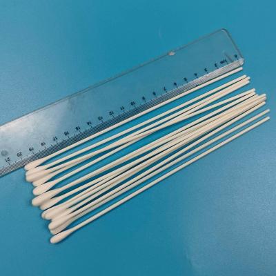 China 20cm Disposable Extra Long PP Stick Cotton Bud Chemical Resistant Cotton Swab Qtips for Laboratory for sale