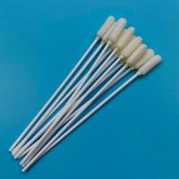 China 14cm Disposable Long PP Stick Big Foam Tip Oral Swab Sterile Specimen Collection Swab Flu Test Sampling Swab for sale