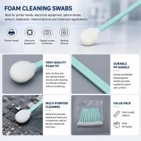 China High Absorbency Foam Swab TX708 Compatible for Printer Head Camera Electronics Precision Cleaning 128mm for sale
