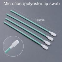 China TX761 Cleanroom Polyester Swab with Lint-Free Tip and Durable PP Handle for PCB and Optical Lens Cleaning 6.6 Inch 100pcs for sale