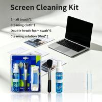 China 4 in 1 Portable Screen Cleaner Lens Cleaning Microfiber Wipes Soft Brush Screen Cleaning kit Lens Cleaning Kit Laptop Cleaning kit for sale