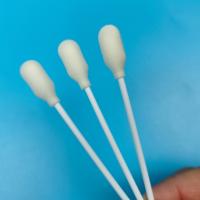 China Disposable White PP Stick Foam Cover Cotton Sponge Stick Foam Tip Swab for Medical Testing for sale