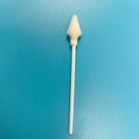 China Disposable White PP Stick High Absorbency Foam Cover Cotton Head Sponge Swab Medical FArrow Tip Foam Swab for Laboratory for sale