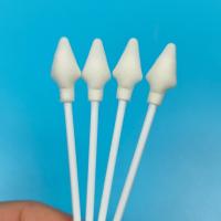 China Disposable White PP Stick High Absorbency Foam Cover Cotton Head Sponge Swab Medical FArrow Tip Foam Swab for Laboratory for sale