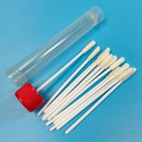 China 8cm Disposable White PP Stick Sterile Foam Tip Swab VTM Kit Flu Test Oral Swab Environmental Testing Swab Surface Sampling Swab for sale