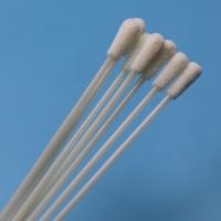 China 145mm ABS Stick Flocked Nylon Sterile Swab Flu Test Sampling Swab Oral Specimen Collection Swab without Breaking Point for sale