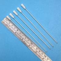 China 145mm ABS Stick Flocked Nylon Sterile Swab Flu Test Sampling Swab Oral Specimen Collection Swab without Breaking Point for sale