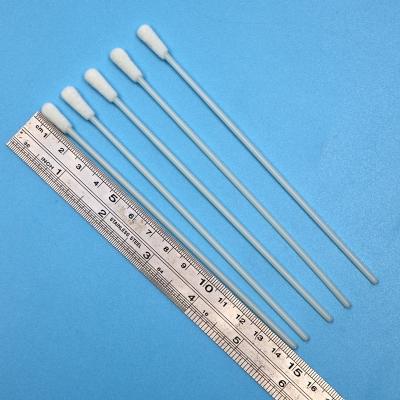 China 145mm ABS Stick Flocked Nylon Sterile Swab Flu Test Sampling Swab Oral Specimen Collection Swab without Breaking Point for sale