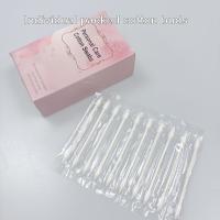 China Individually Wrapped Cotton Buds - Double Round & Pointy Heads for Makeup, Nail Slot Cleaning & Daily Use for sale