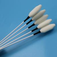 China 16mm High Absorbency Big Foam Tip Medical Cleaning Swab 21cm Long PP Stick Trocar Wipe Swab Sponge Swab for sale