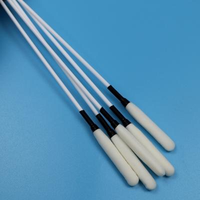 China White PP Stick Long Sponge Swab for Medical Cleaning High Absorbency Foam Tip Swab Trocar Cleaning Swab with 8mm Head Width for sale