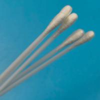 China 9cm PS Stick Sterile Dacron Oral Swab Flu Test Specimen Collection Swab Surface Sampling Swab for Environmental Monitoring for sale