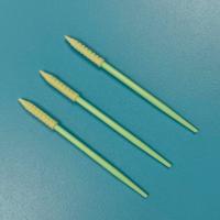 China 752 Rigid PP Stick Long Spiral Pointed Sponge Stick Detailing Swab Precision Cleaning Foam Tip Swab for Cleanroom for sale