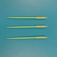 China 752 Rigid PP Stick Long Spiral Pointed Sponge Stick Detailing Swab Precision Cleaning Foam Tip Swab for Cleanroom for sale