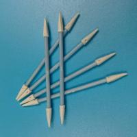 China Lint Free Blue Handle 3.6mm Mini Pointed Sponge Swab Car Cleaning Detailing Swab Precision Cleaning ESD Foam Swab for Cleanroom for sale