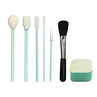 China Portable Precision Cleaning Foam Swab Kit Detailing Swab Kit Car Cleaning Kit with Sponge Brush for sale